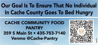 Our Goal Is To Ensure That No Individual In Cache County Goes To Bed ...