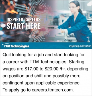 Inspiring Innovation, TTM Technologies